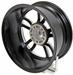Summit Racing SUM-149B-786525 Summit Racing™ Venom Black Milled Wheels ...