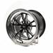 Summit Racing™ Venom Black Milled Polished Lip Wheels | Summit Racing