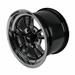 Summit Racing™ Venom Black Milled Polished Lip Wheels | Summit Racing