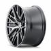 Touren 3291-9831TM35 Touren TR91 Matte Black Wheels with Dark Brushed ...