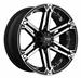 Tuff Wheels 1890T01256135F87C Tuff Wheels T01 Flat Black Wheels with ...