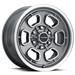 Vision American Muscle 148 Shift Satin Gray Machined Wheels | Summit Racing