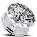 Vision Wheel 415-20083C-25 Vision Off-Road 415 Bomb Series Chrome ...