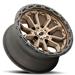 Vision Wheel 405-20083BZSBL-25 Vision Off-Road 405 Korupt Satin Bronze ...