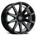 Voxx Wheel VEN 290-6009-30 GB Voxx Vento Gloss Black Wheels | Summit Racing
