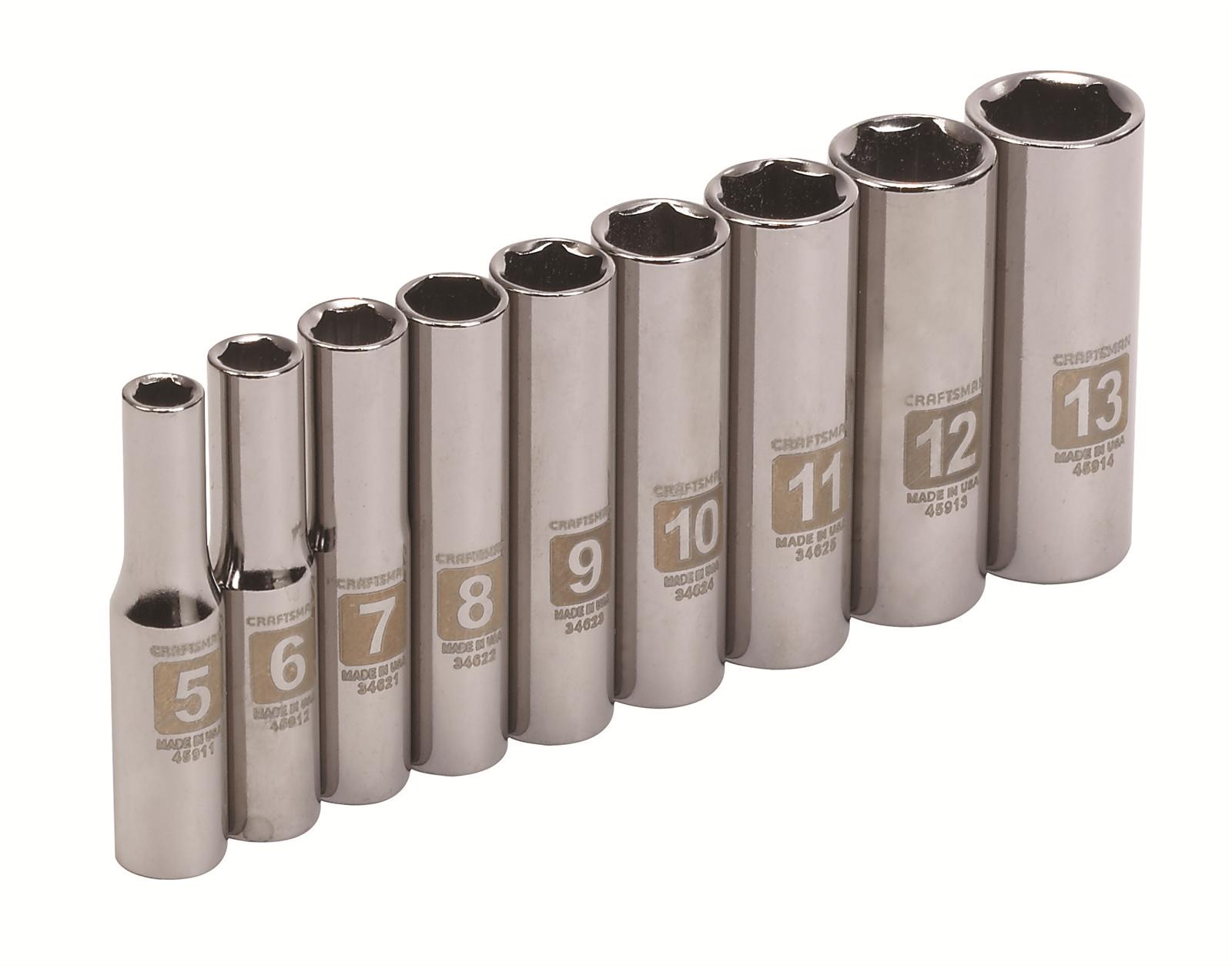 Craftsman 009 34562 Craftsman Easy to Read Dual Mark Socket Sets Craftsman 009 34562 Craftsman Easy to Read Dual Mark Socket Sets