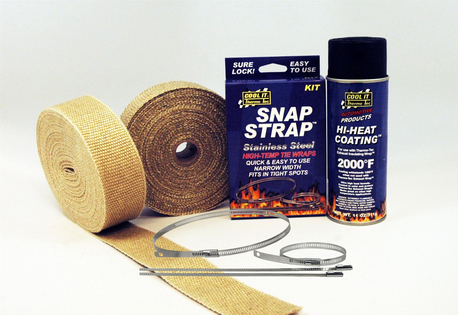 Thermo-Tec 19202 Thermo-Tec Exhaust Insulating Wrap Kits | Summit Racing