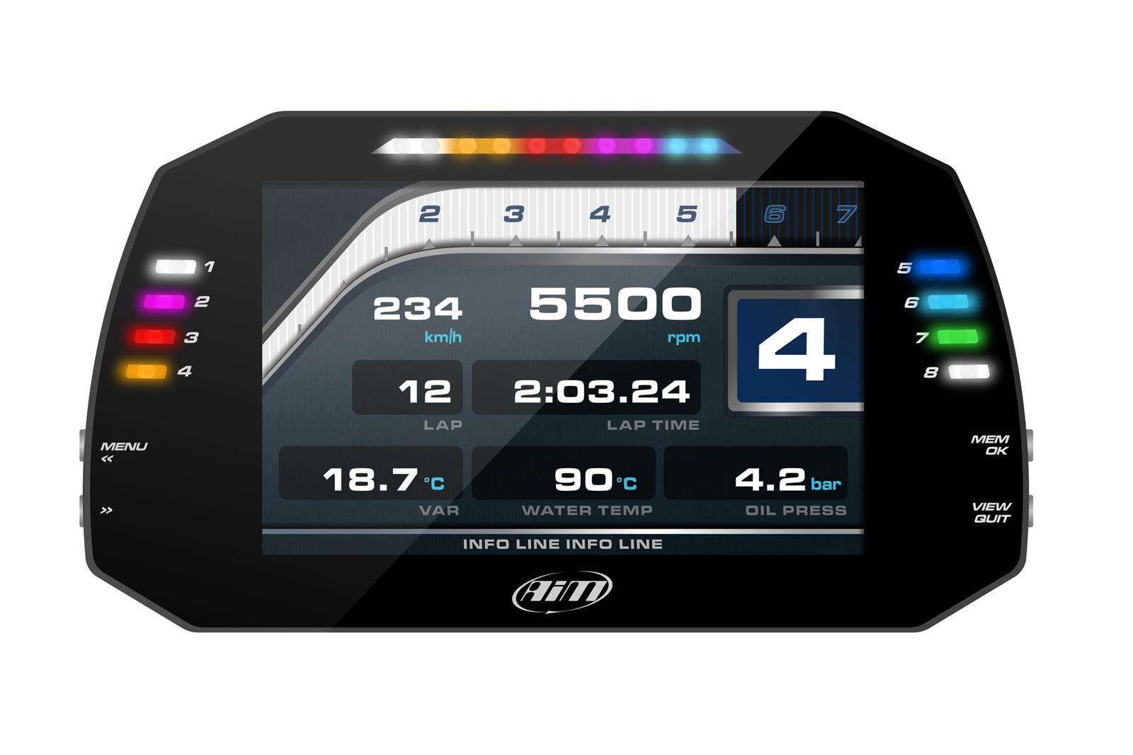 AIM Sports LLC XA4MXG12A40001 AiM Sports MXG 1.3 Data Loggers | Summit ...