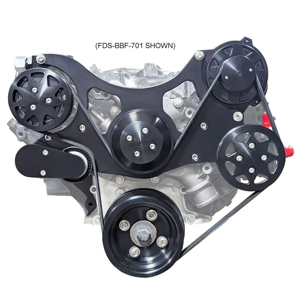 All American Billet FDS-BBF-702 All American Billet Serpentine Kits ...