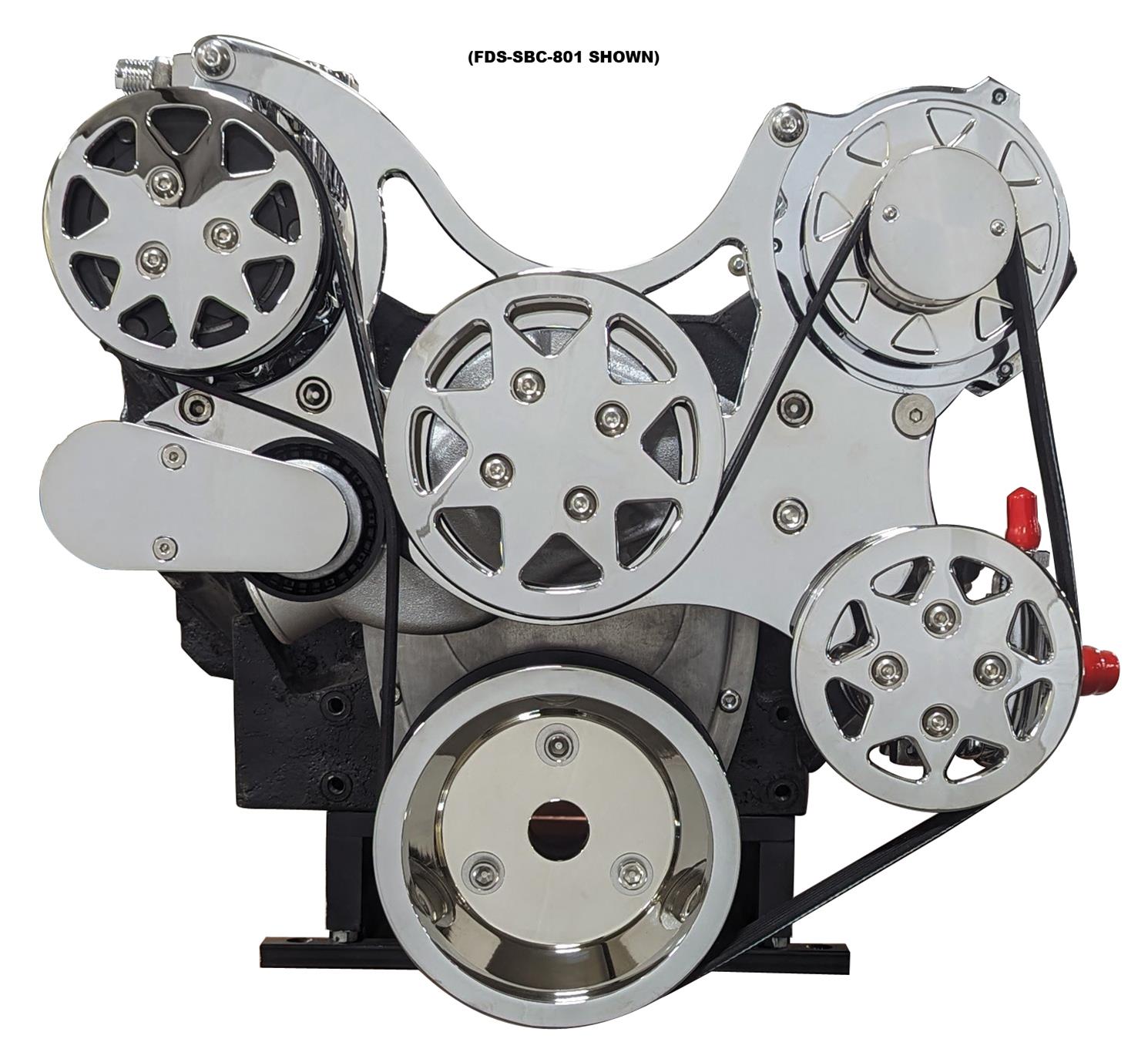 All American Billet FDS-LS7-351 All American Billet Serpentine Kits ...