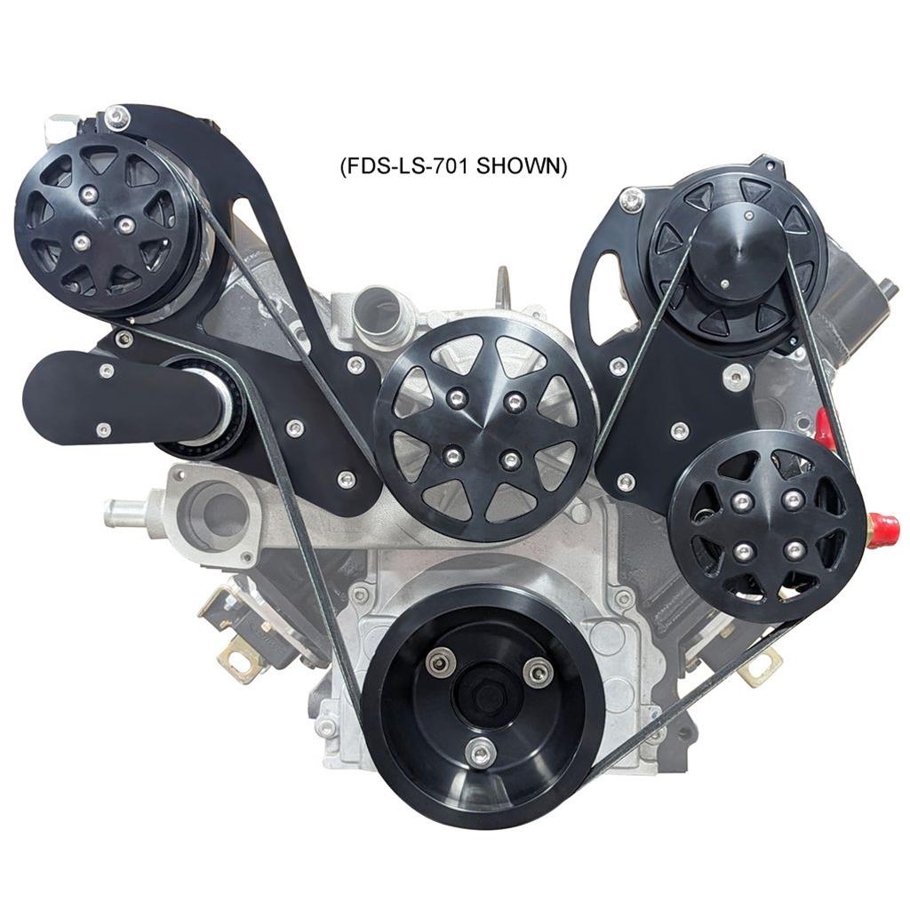 All American Billet FDS-LS7-751 All American Billet Serpentine Kits ...