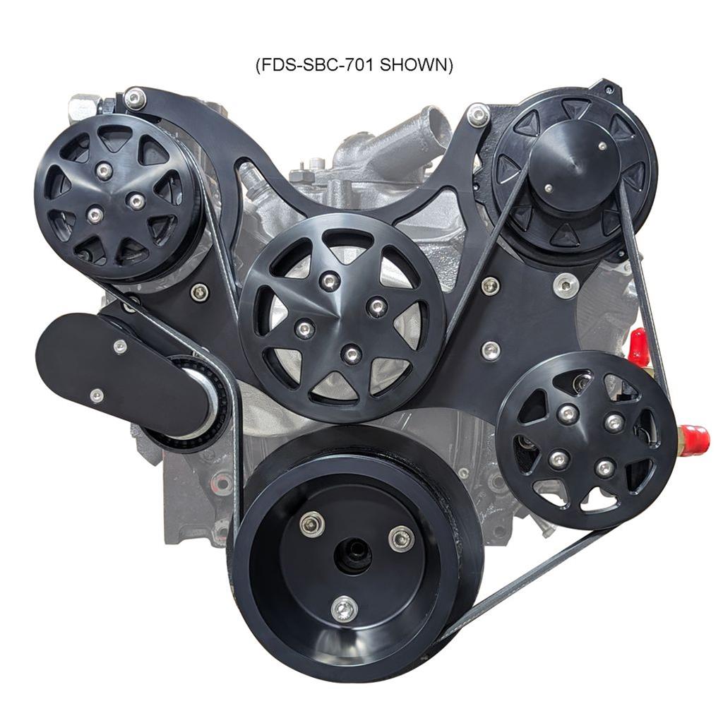 All American Billet FDS-SBC-751 All American Billet Serpentine Kits ...
