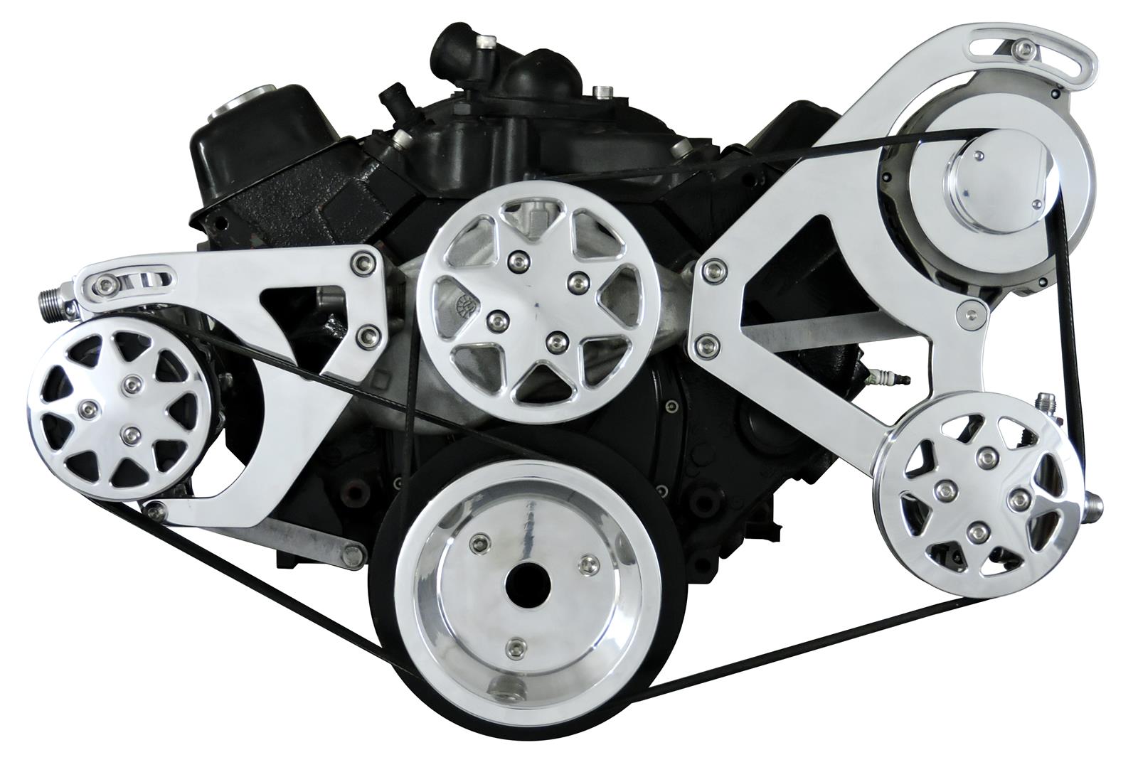 All American Billet SCK-SBC-101A All American Billet Serpentine Kits ...