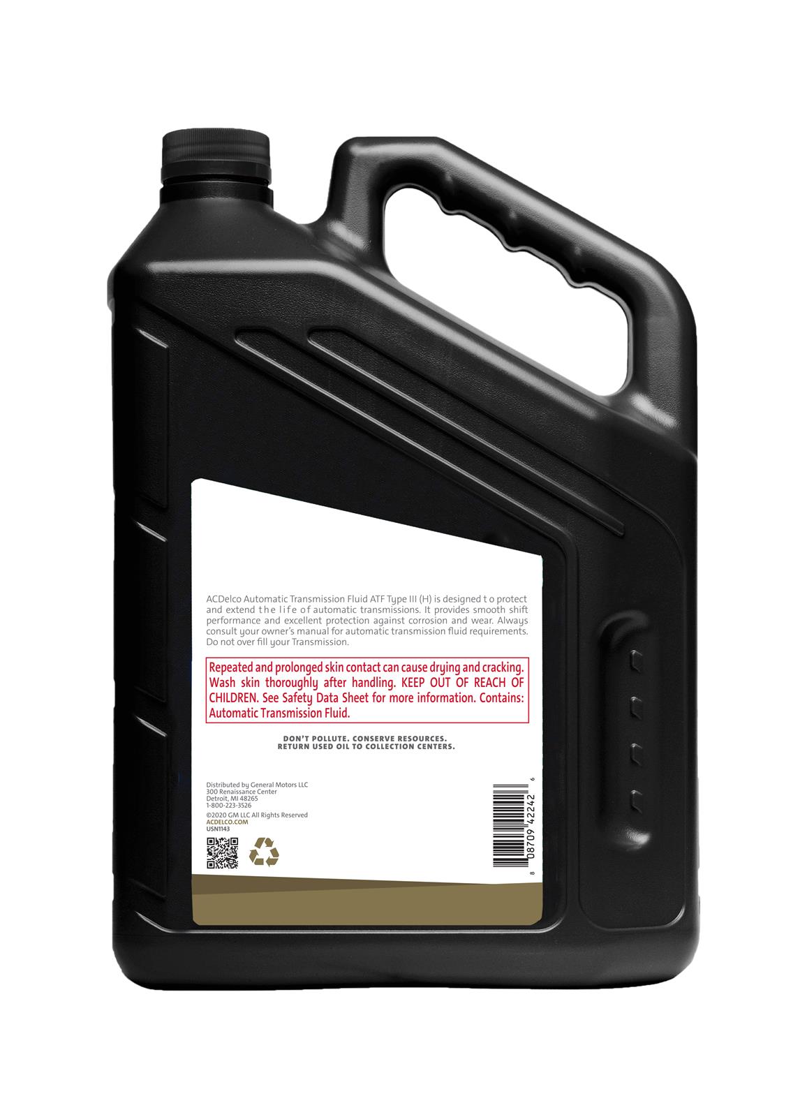 ACDelco 88865545 ACDelco Type III-H Automatic Transmission Fluid ...