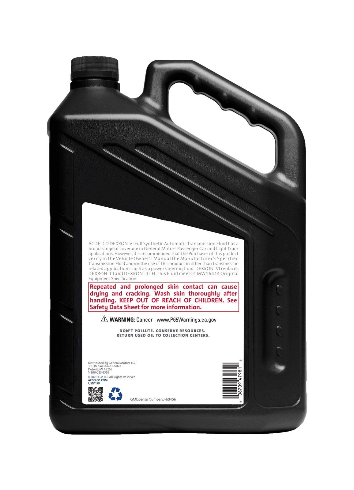 ACDelco 88865618 ACDelco DEXRON-VI Automatic Transmission Fluid ...