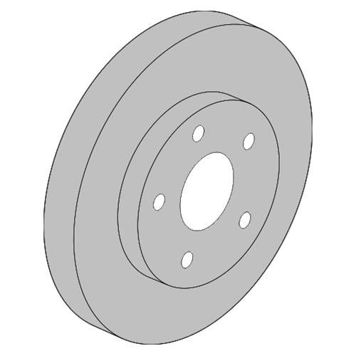 ACDelco 13546861 ACDelco GM Genuine Parts Disc Brake Rotors | Summit Racing