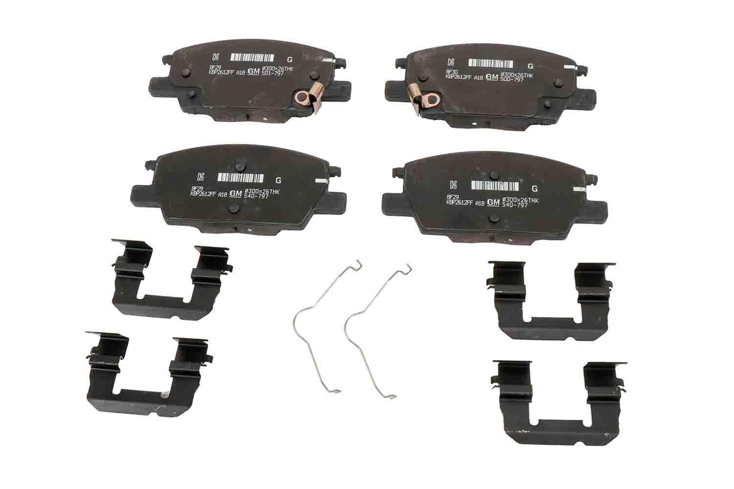 ACDelco 84121520 ACDelco GM Genuine Parts Disc Brake Pads | Summit Racing