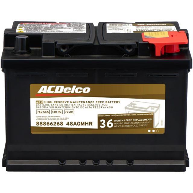ACDelco 88866268 ACDelco Gold Automotive AGM Batteries | Summit Racing