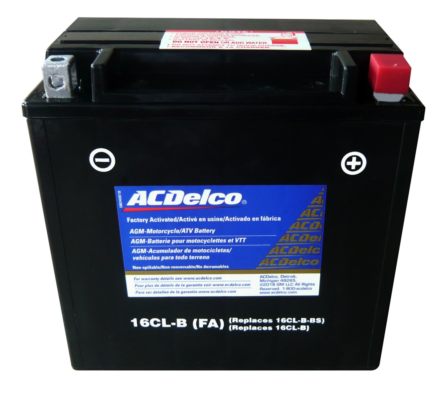 ACDelco 88866076 ACDelco Specialty AGM Powersports Batteries | Summit ...