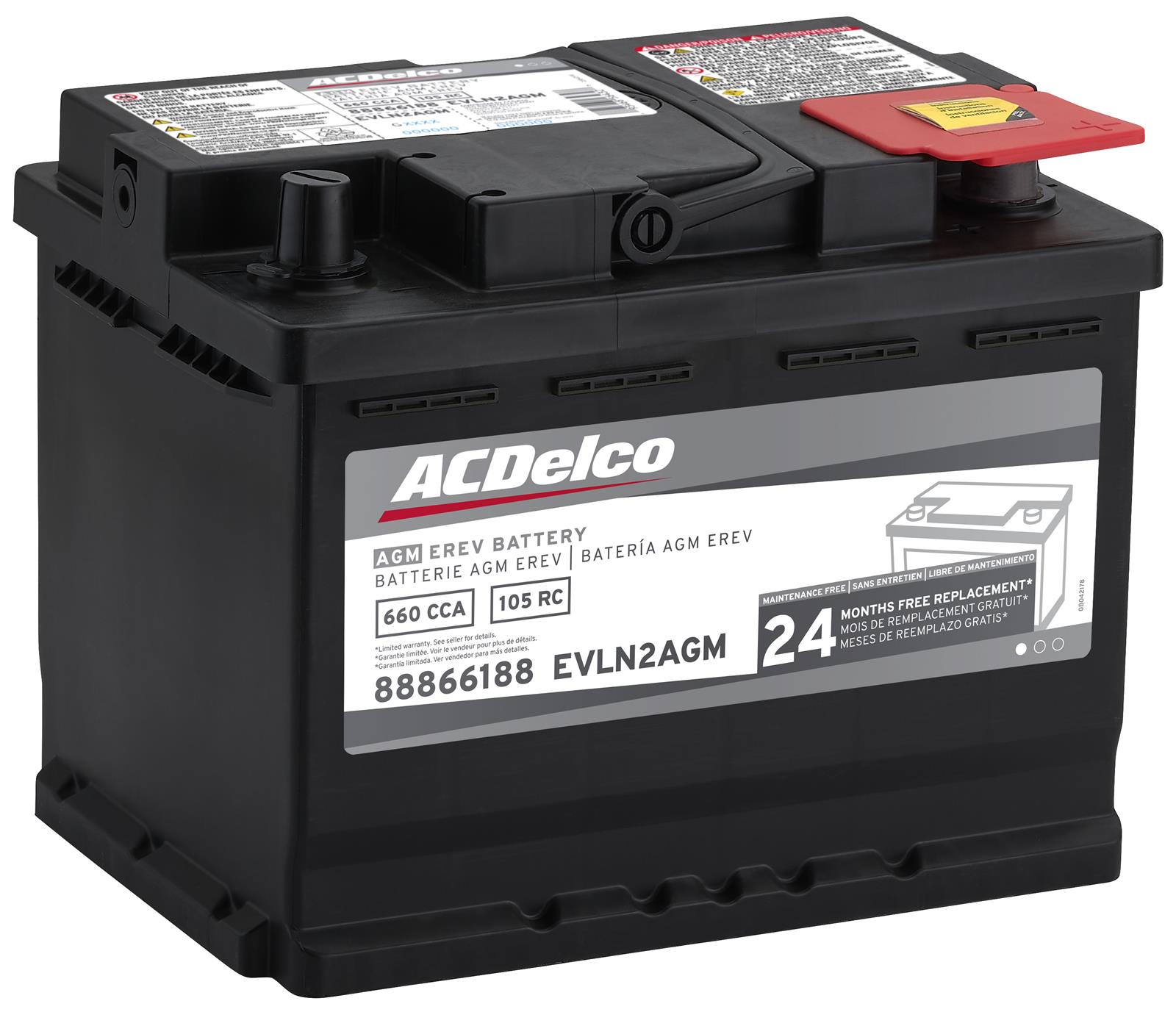 ACDelco 88866188 ACDelco Gold Automotive AGM Batteries | Summit Racing