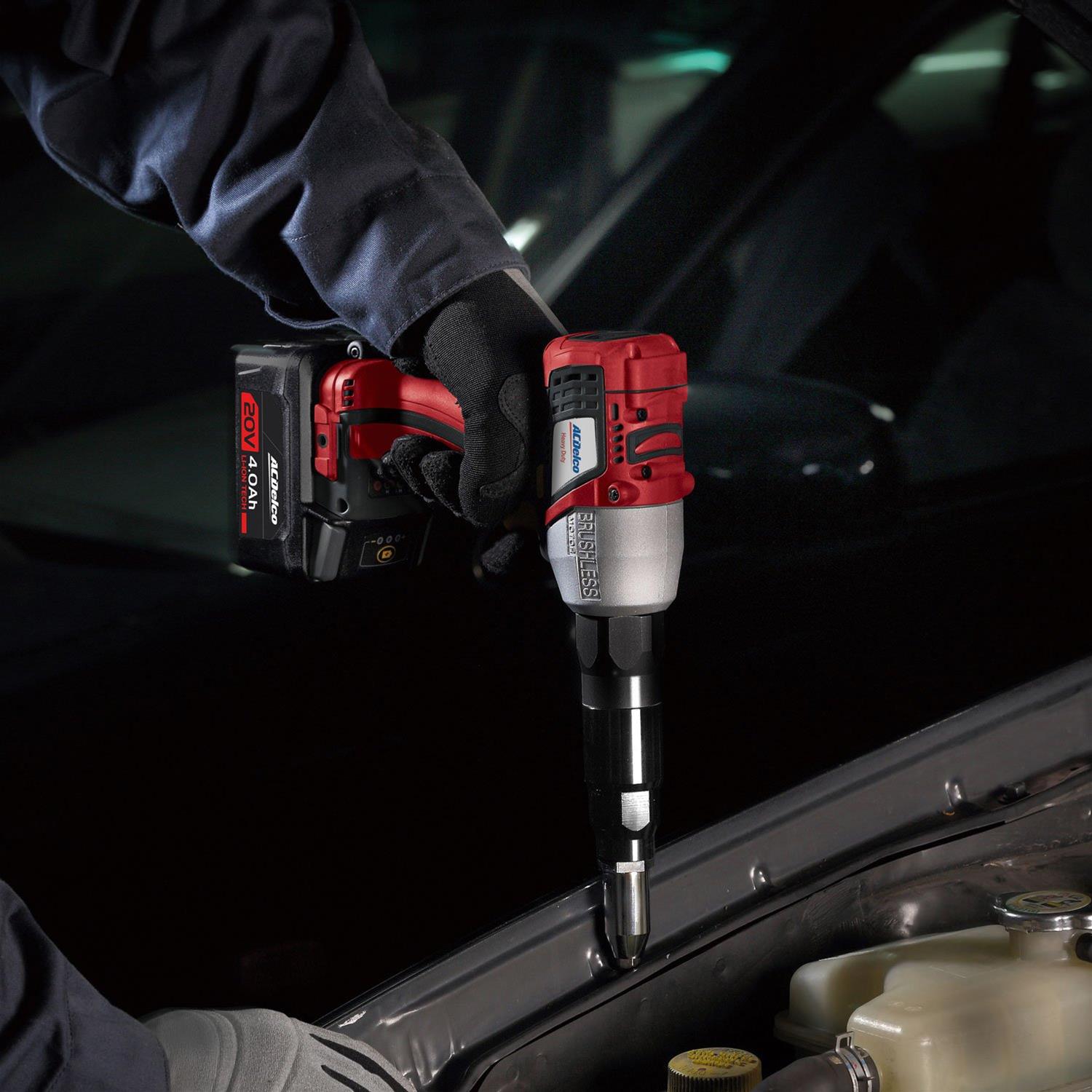 ACDelco Tools ARV20104B-M ACDelco Tools P20 Series 20 V Brushless Rivet ...