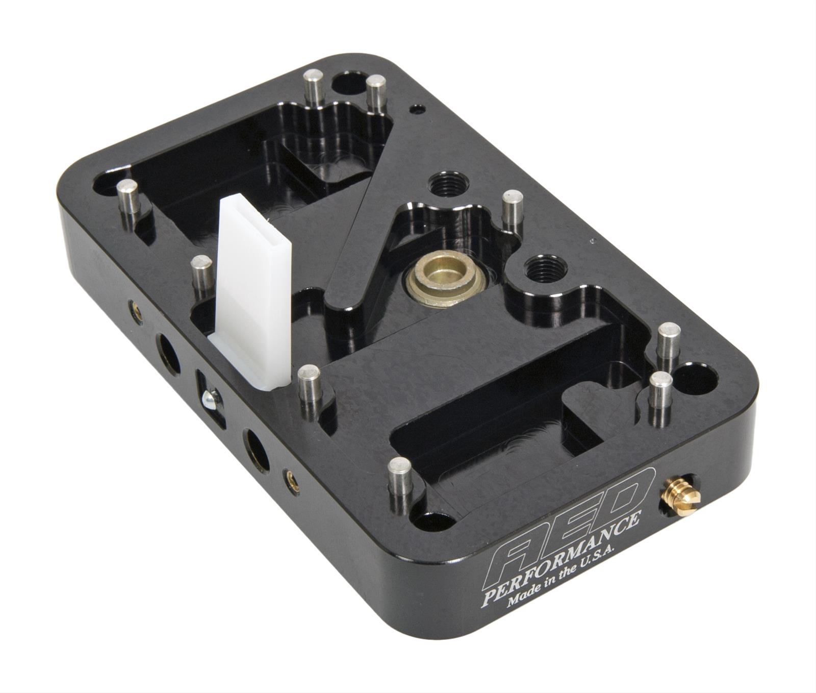 AED Performance 6580BK AED Billet Metering Blocks | Summit Racing