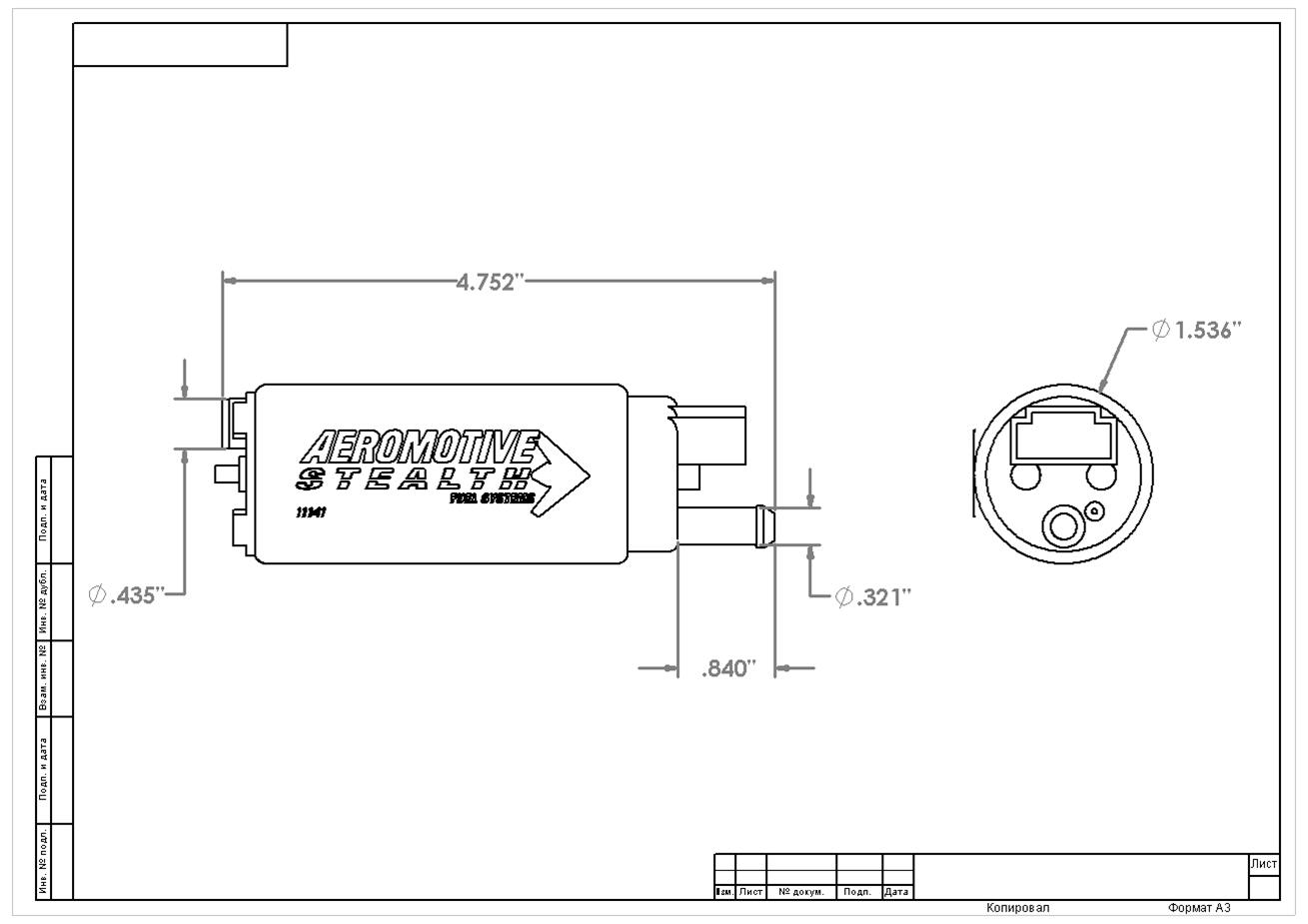 Aeromotive 11541 Aeromotive Stealth Electric Fuel Pumps | Summit Racing