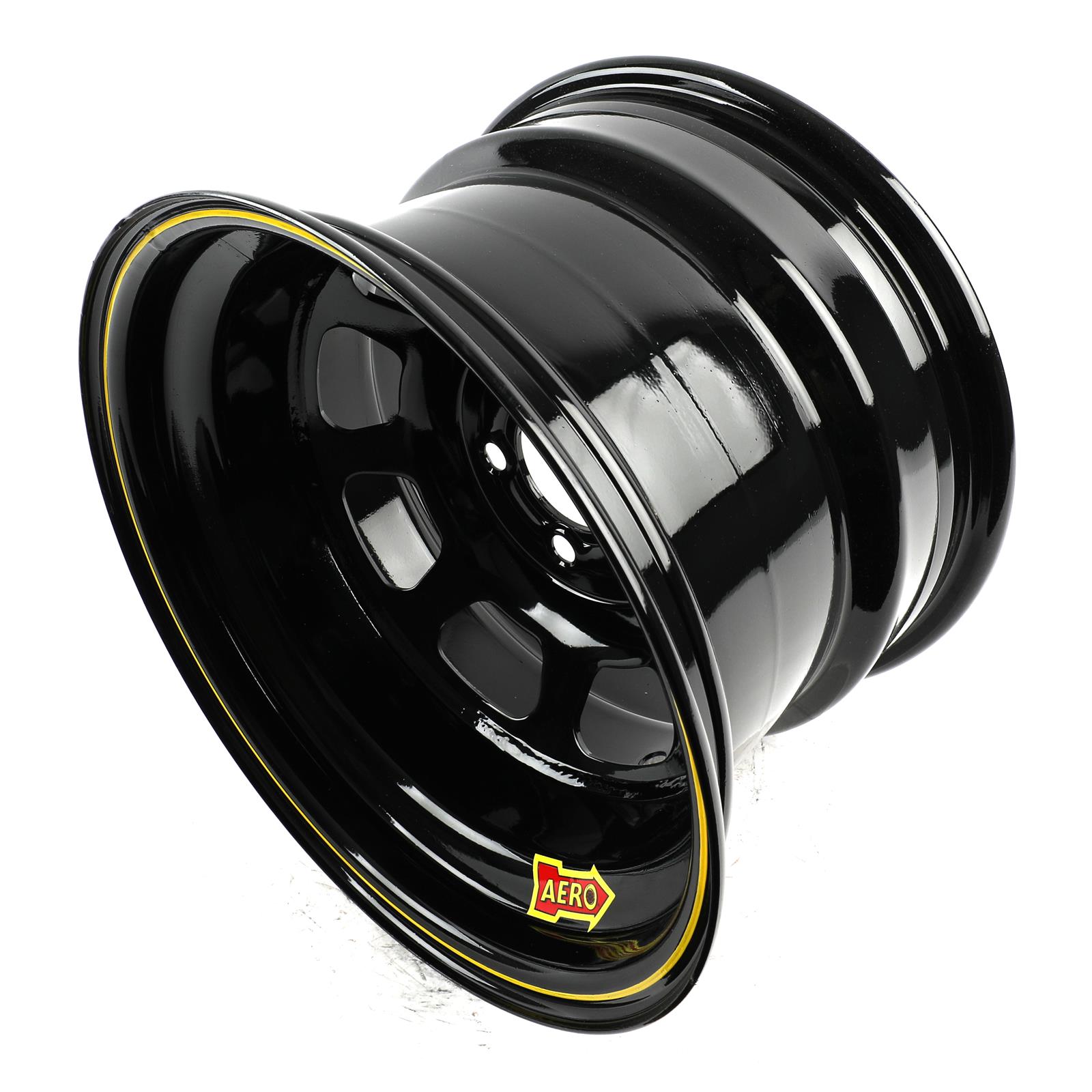 Aero Race Wheels 50-104540 Aero 50 Series Black Powdercoat Roll-Formed ...