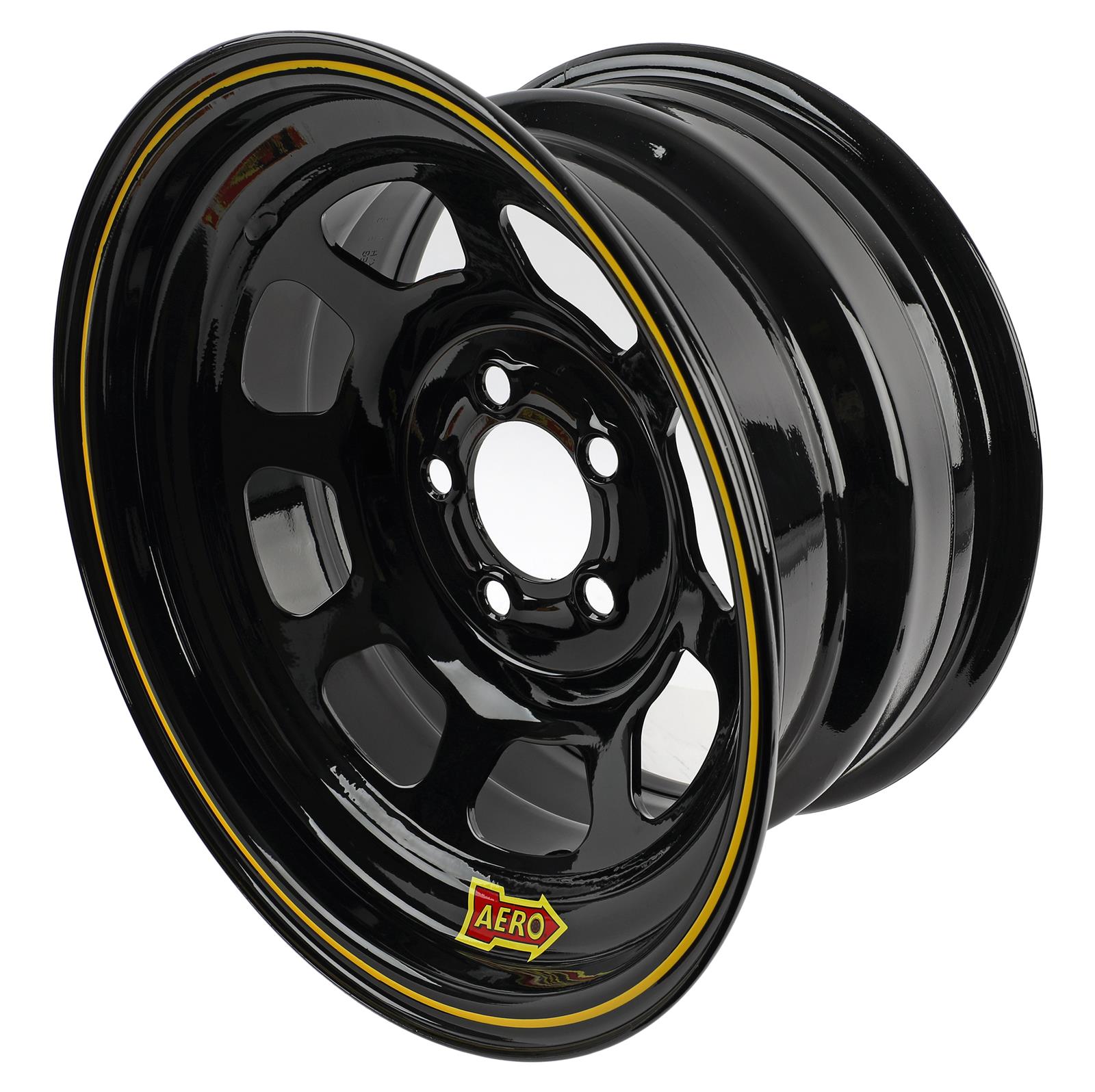 Aero Race Wheels 50-184540 Aero 50 Series Black Powdercoat Roll-Formed ...
