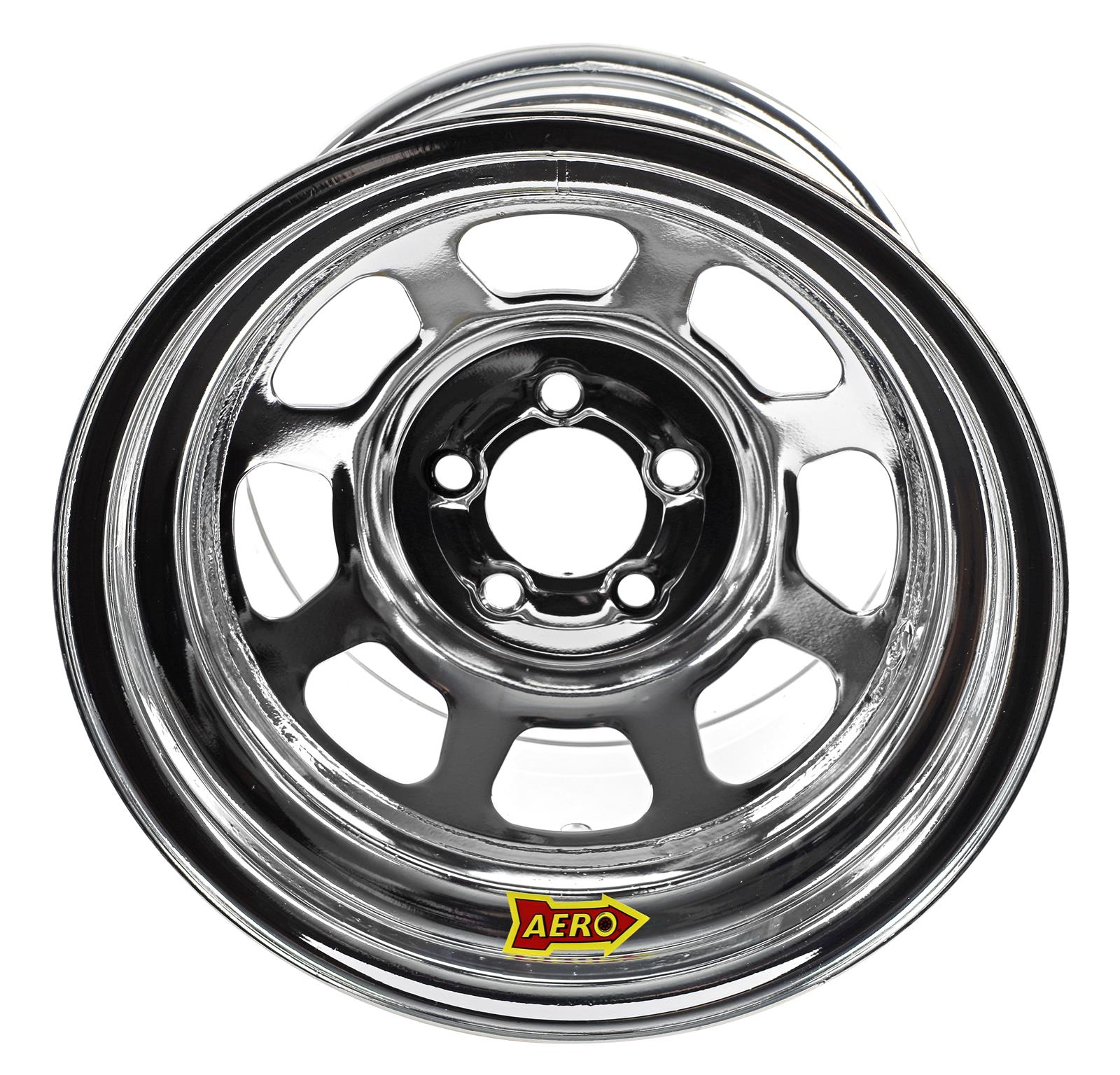 Aero Race Wheels 50-204550 Aero 50 Series AEROBrite Chrome Roll-Formed ...