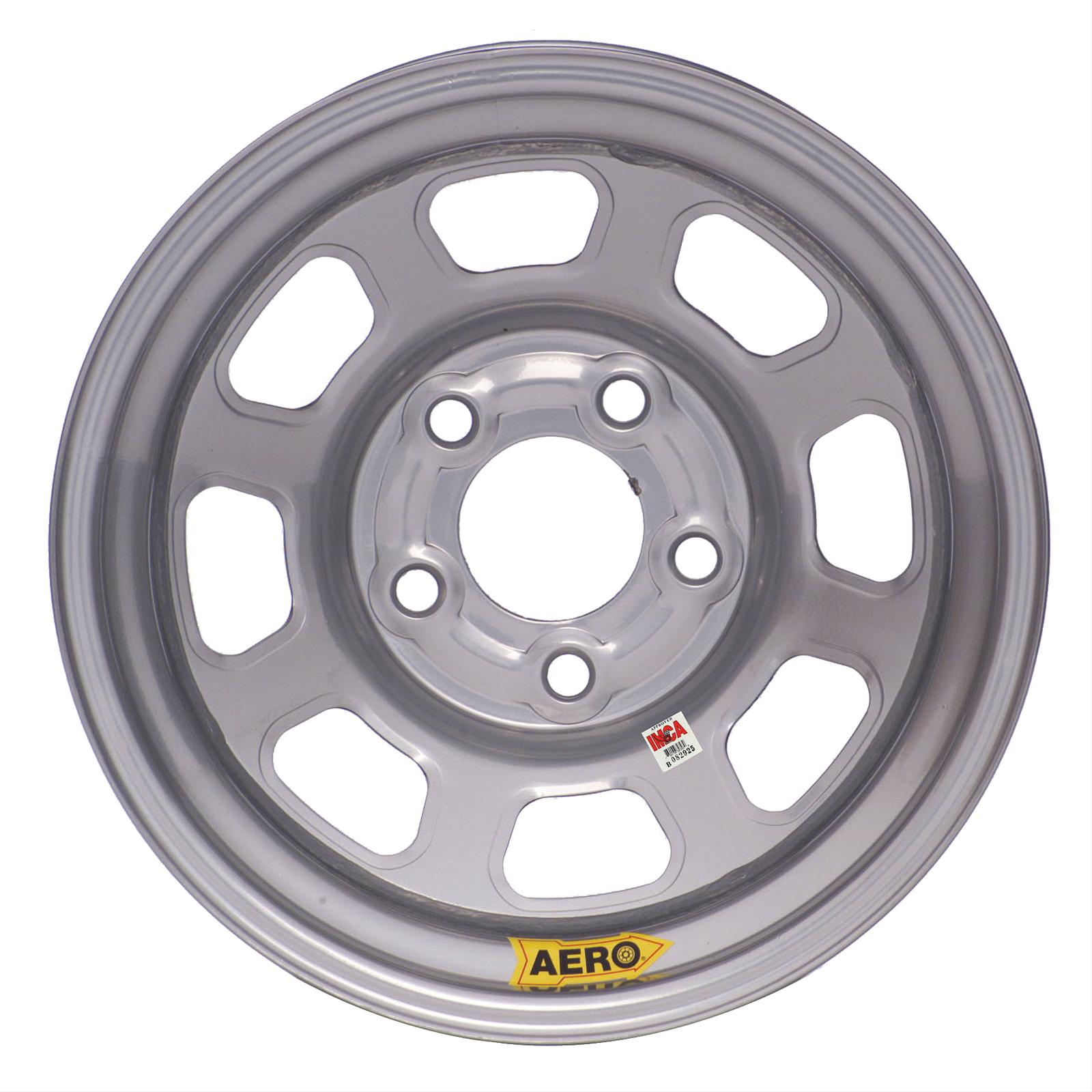 Aero Race Wheels 51-085030 Aero 51 Series Silver Powdercoat Spun-Formed ...