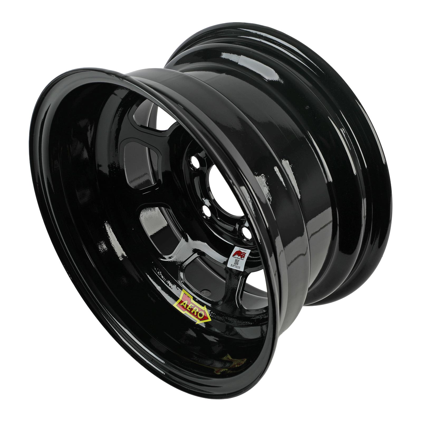 Aero Race Wheels 52-185020 Aero 52 Series Black Powdercoat Roll-Formed ...