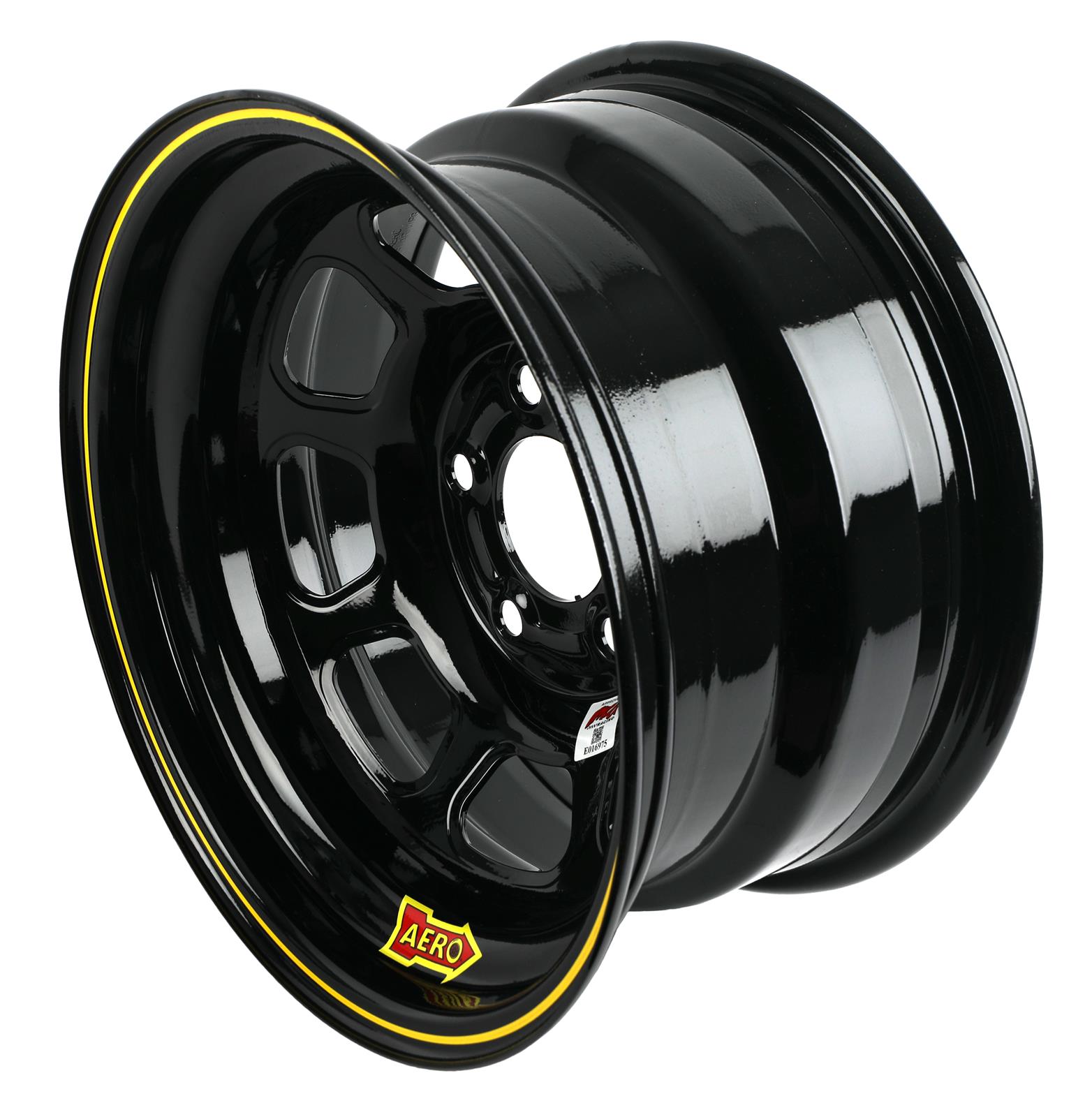 Aero Race Wheels 52-185030 Aero 52 Series Black Powdercoat Roll-Formed ...