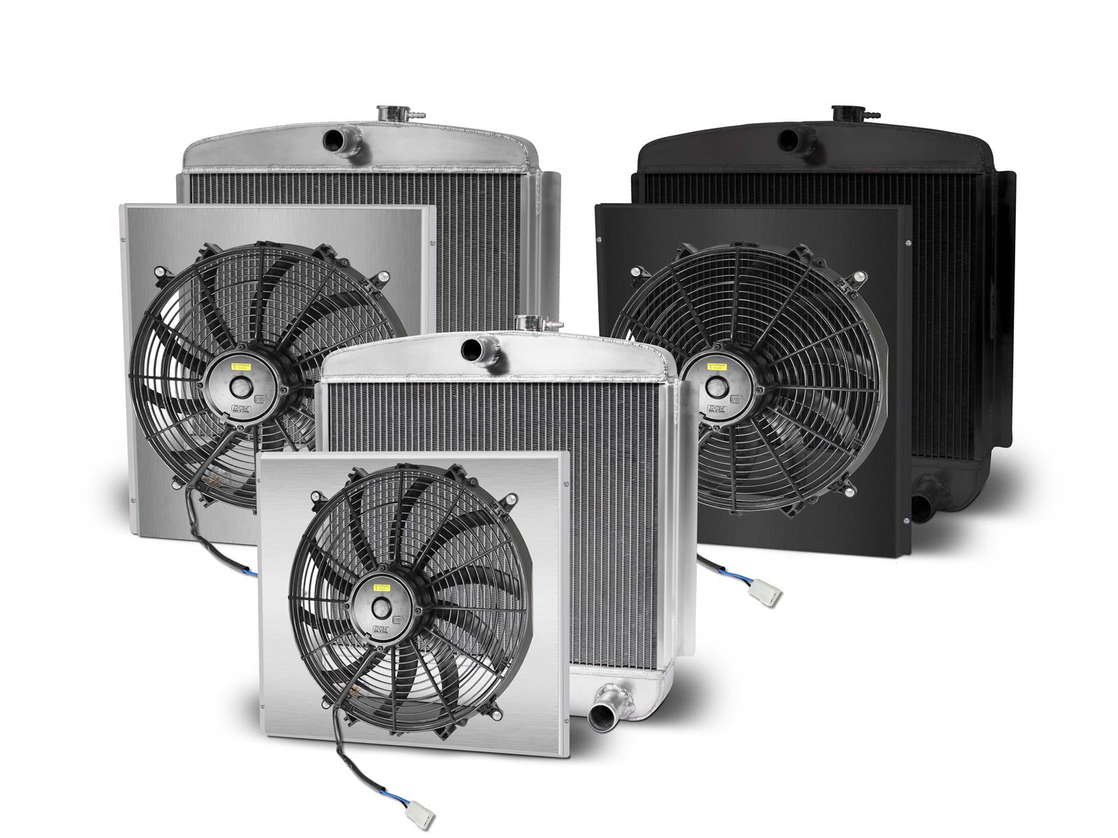 AFCO Racing 80139-S-SS-Y AFCO Racing Street Rod Radiators | Summit Racing