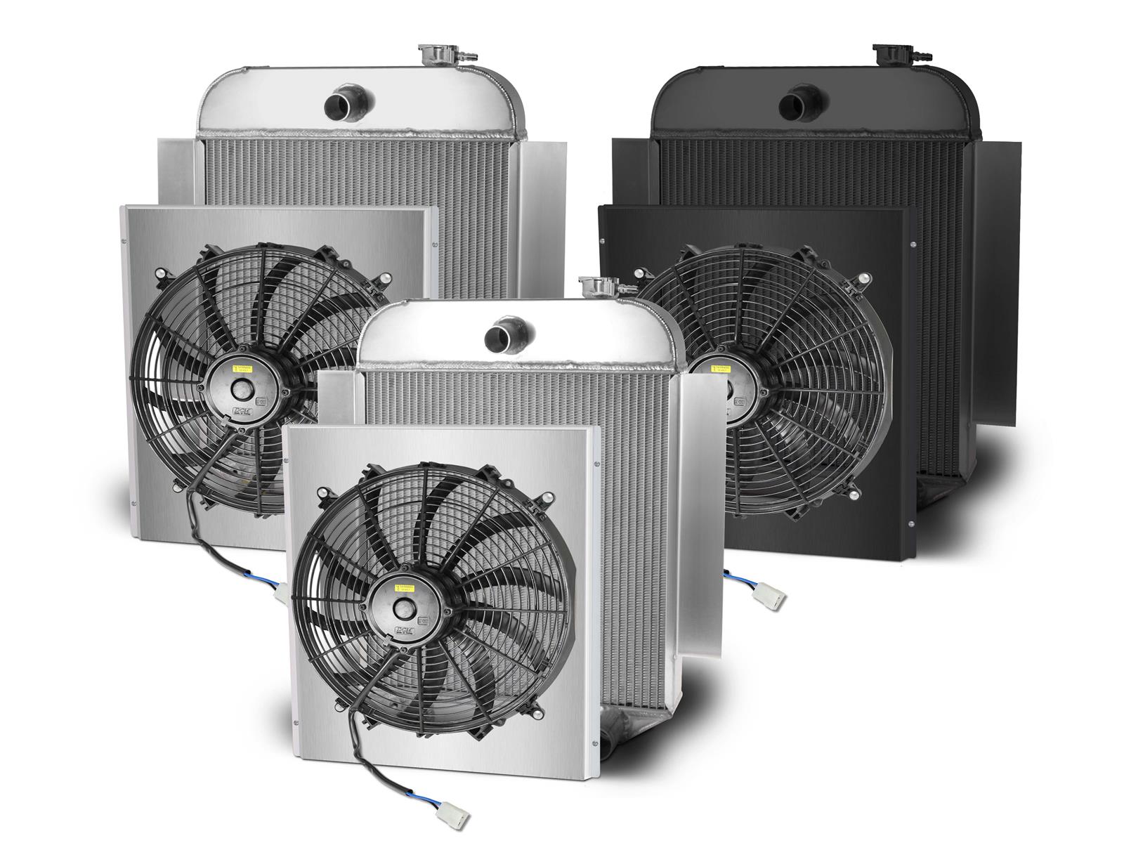 AFCO Racing 80166-B-SS-N AFCO Racing Street Rod Radiators | Summit Racing