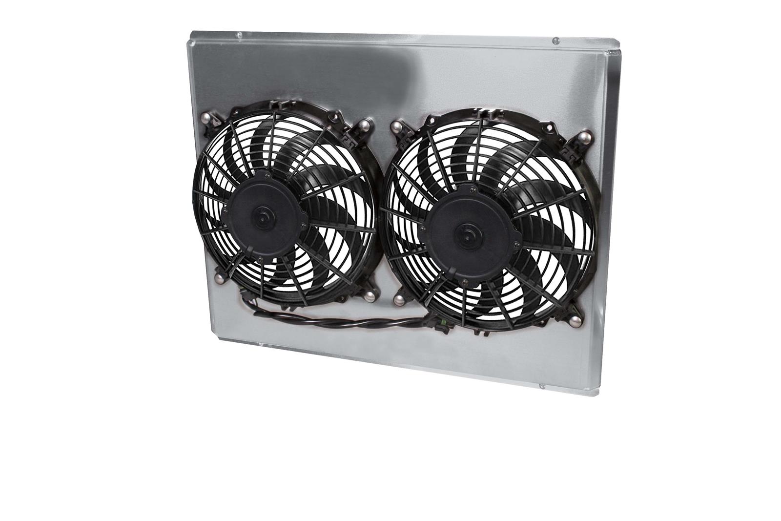AFCO Racing 80290-F-DS-N AFCO Racing Electric Fan and Aluminum Shroud ...