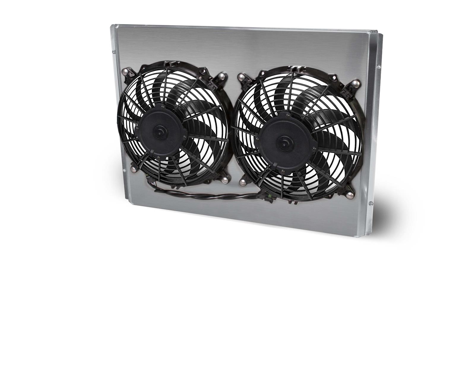 10 Inch 1,604 CFM AFCO Racing Electric Fan and Aluminum Shroud Kit ...