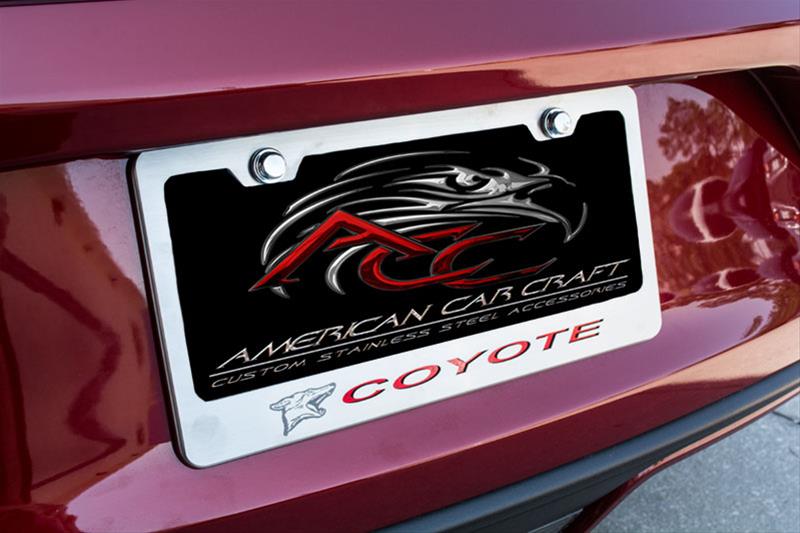 American Car Craft ACC-272031-BLK American Car Craft License Plate ...