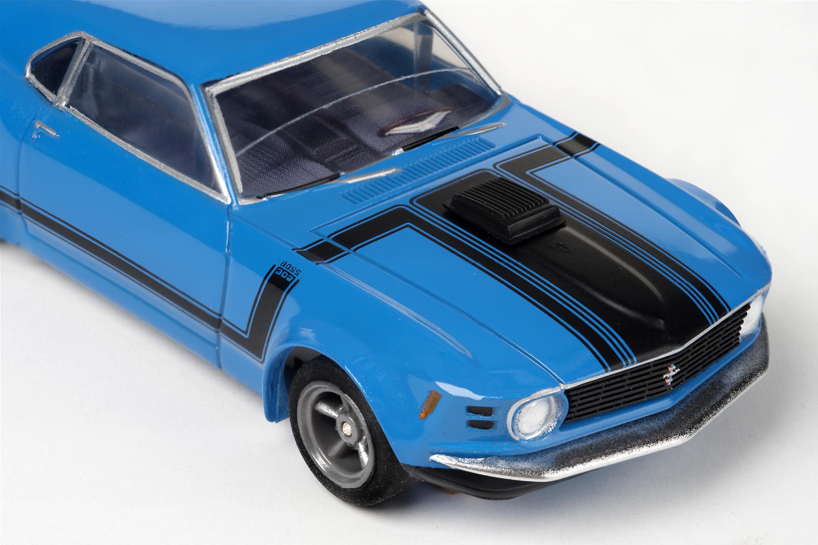 AFX Racing 22026 AFX Racing Ford Mustang Boss 302 Blue Mega G+ HO Slot ...