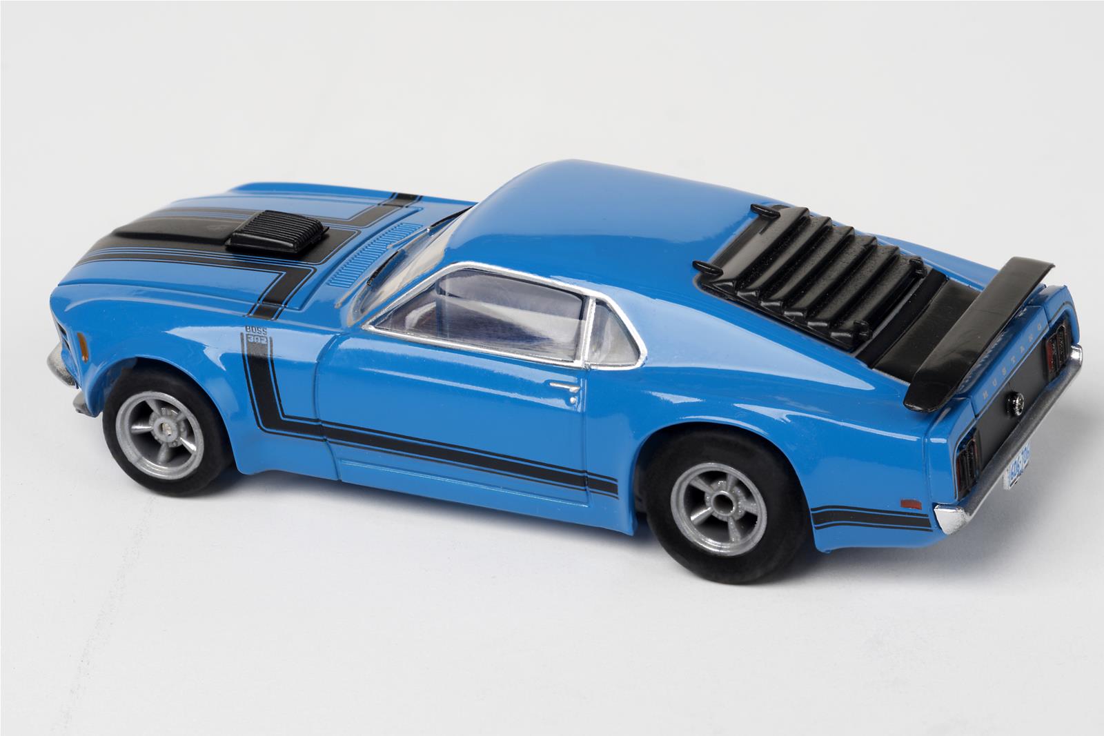 AFX Racing 22026 AFX Racing Ford Mustang Boss 302 Blue Mega G+ HO Slot ...