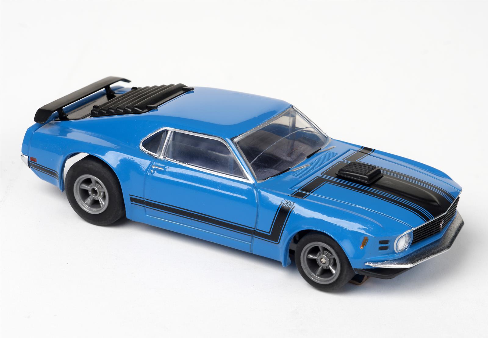 AFX Racing 22026 AFX Racing Ford Mustang Boss 302 Blue Mega G+ HO Slot ...