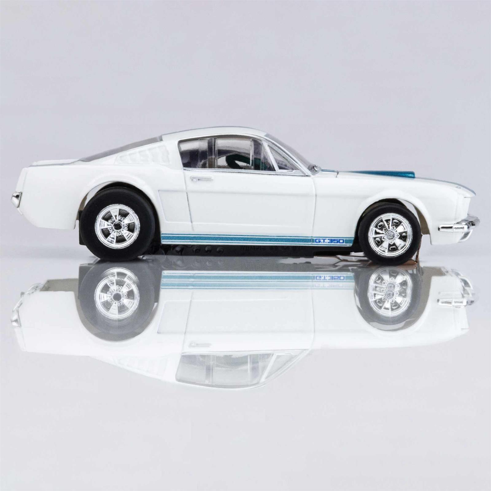 AFX Racing 22068 AFX Racing 1965 Ford Mustang Shelby GT350 White/Blue ...