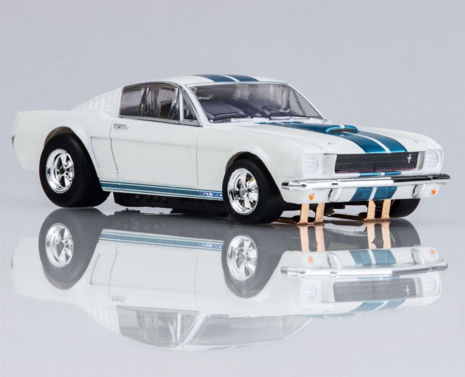 AFX Racing 22068 AFX Racing 1965 Ford Mustang Shelby GT350 White/Blue ...