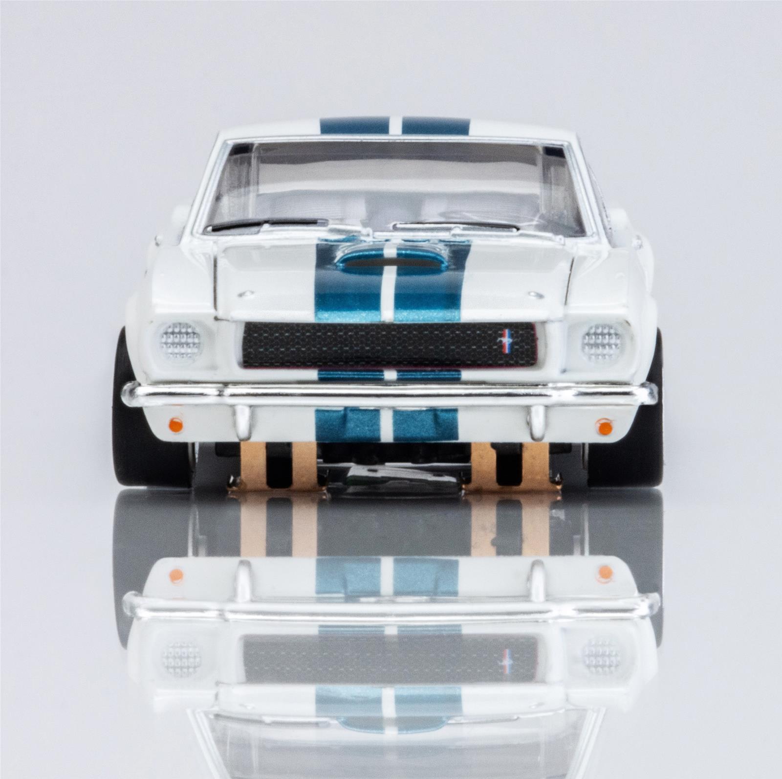 AFX Racing 22068 AFX Racing 1965 Ford Mustang Shelby GT350 White/Blue ...