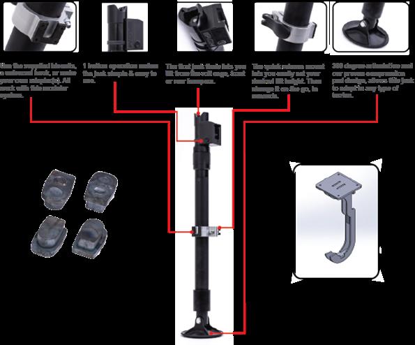 AGM Products AGM-EJA-2024 AGM Products Universal Jack Hooks | Summit Racing