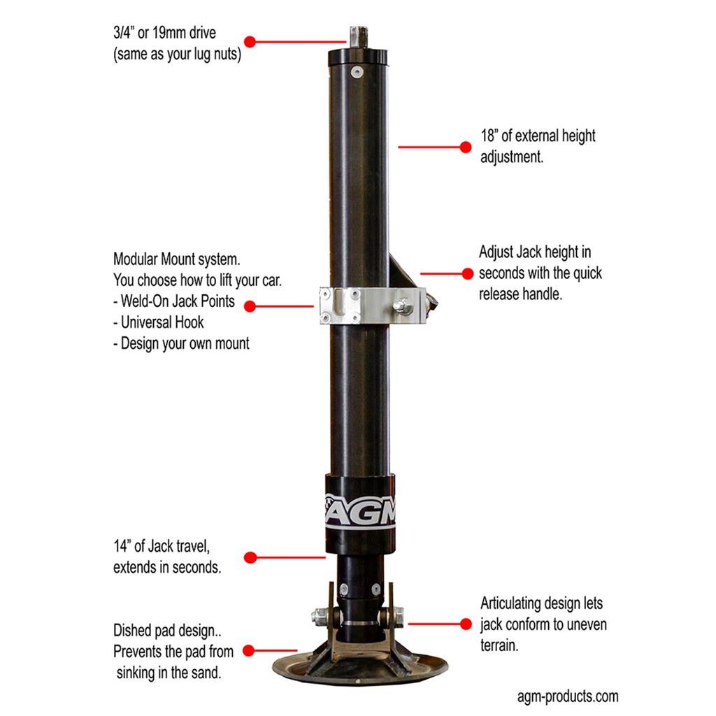 AGM Products AGM-EJA-2011 AGM Products Manual Jack Systems | Summit Racing