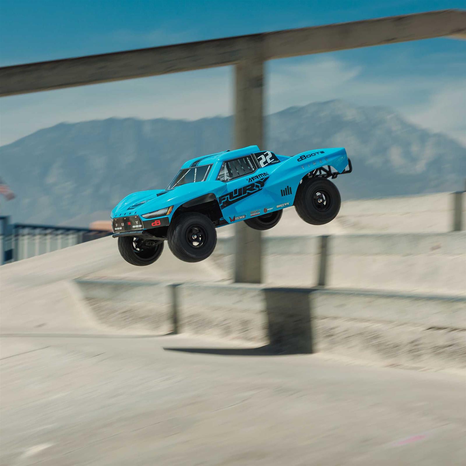 ARRMA ARA3221ST2 Arrma Fury 1:10 Scale MEGA 550 2WD Short Course Trucks ...