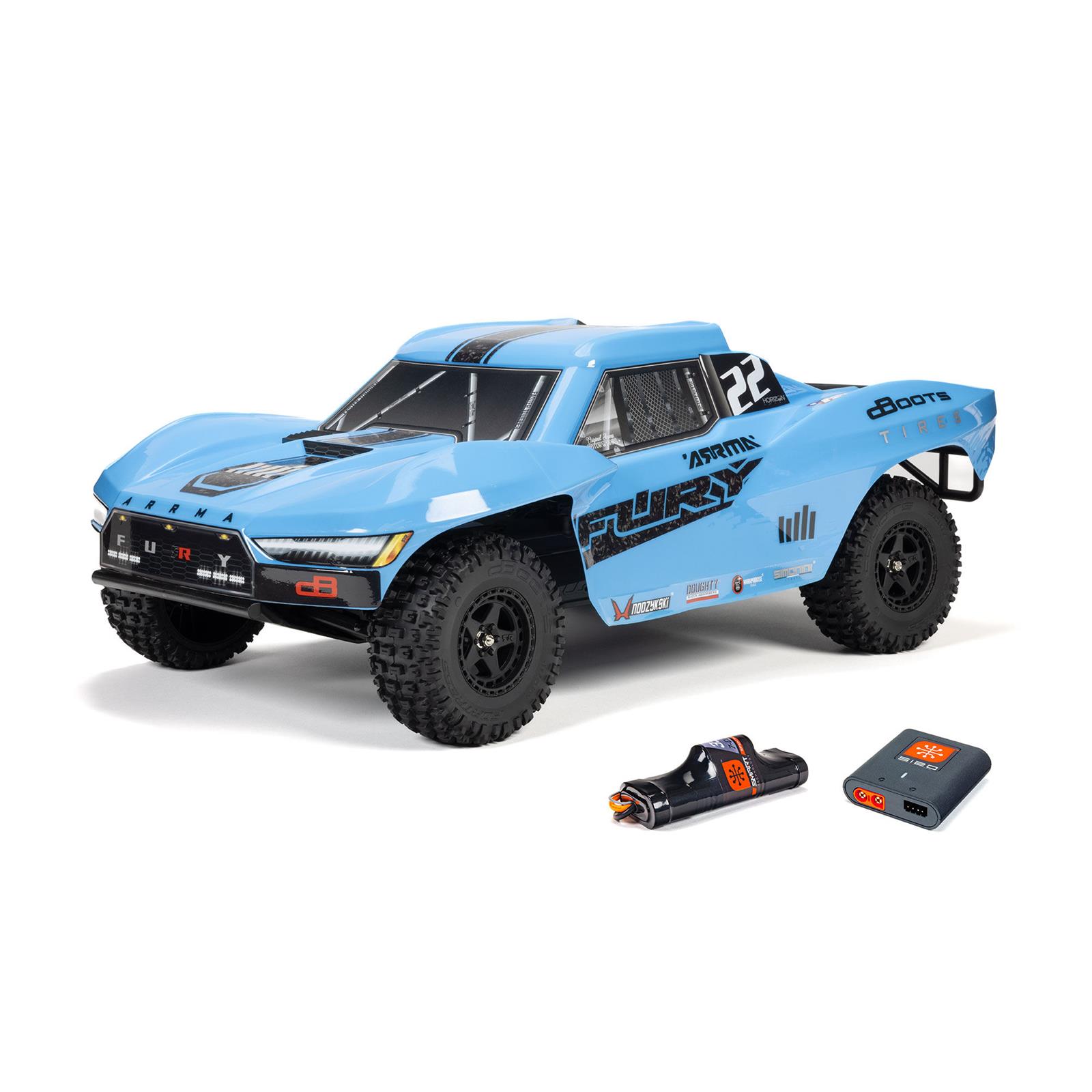 ARRMA ARA3221ST2 Arrma Fury 1:10 Scale MEGA 550 2WD Short Course Trucks ...
