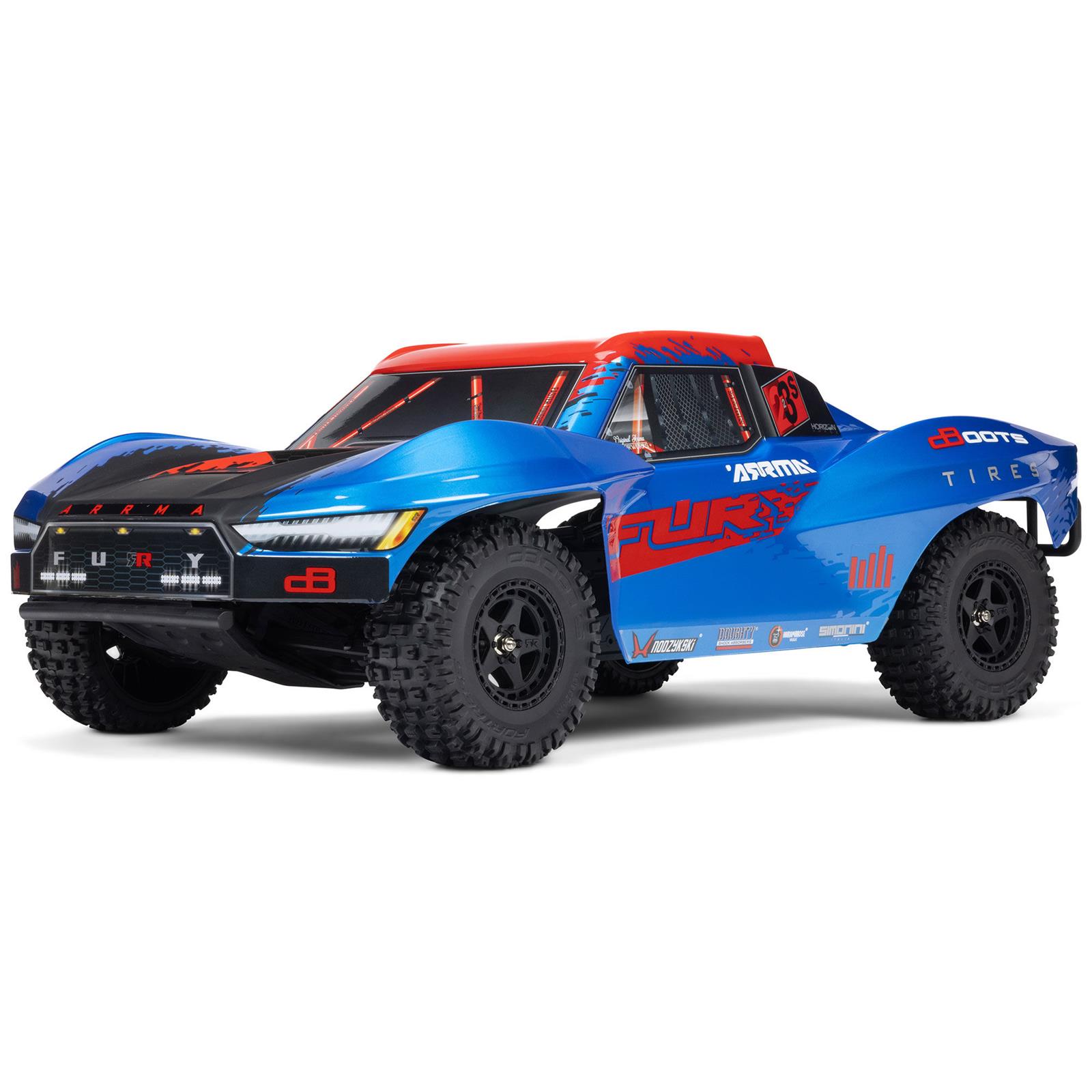 ARRMA ARA3521T1 Arrma Fury 1:10 Scale 223S DSC 2WD Brushless Short ...