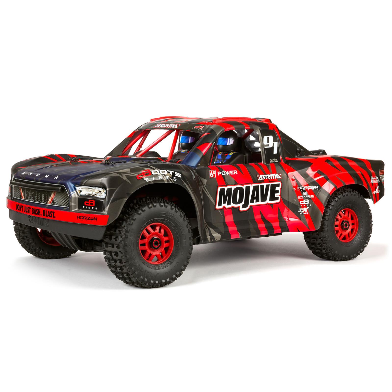 ARRMA ARA7604V2T2 Arrma Mojave 1:7 Scale 6S V2 4WD BLX RC Desert Trucks ...